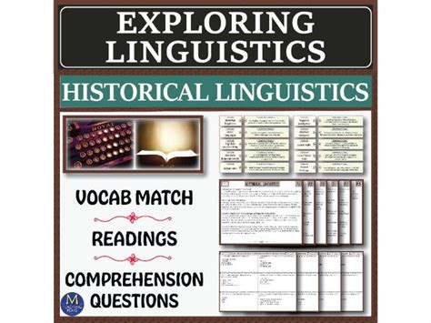 English Linguistics Historical Linguistics Reading And Sort Activity Center Teaching Resources