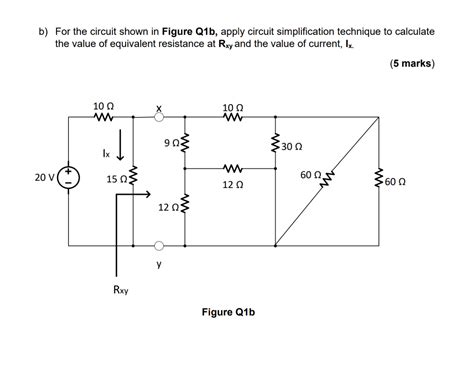 Solved B For The Circuit Shown In Figure Q1b Apply Circuit