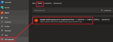 Terraform Keep Dependencies Up To Date With Dependabot Azure Devops