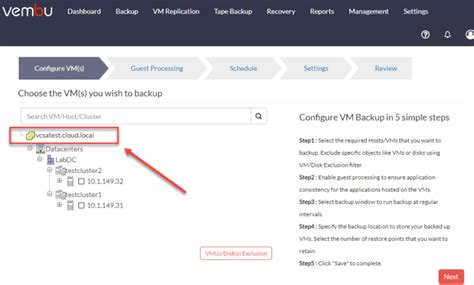 Vmware Vsphere Backup Best Practices Virtualization Howto
