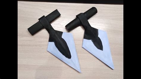 Как сделать тычковый нож своими руками из бумаги А4 ОРИГАМИ Youtube