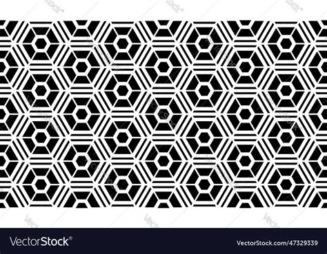 Seamless Hexagons Pattern Royalty Free Vector Image