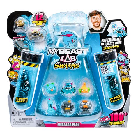 Amazon.com: MrBeast Lab Swarms Mega Lab 12 Pk Chaos Chomper ...