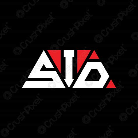 Sid Triangle Letter Logo Design With Triangle Shape Sid Triangle