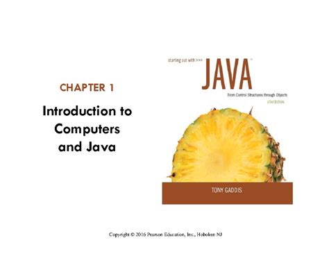 Chapter 1 Notes Computer Science CHAPTER 1 Introduction To Computers