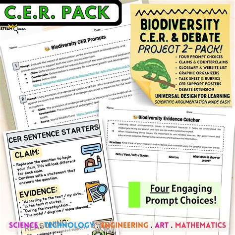Cer Biodiversity Scientific Argument Set Debate Project 2 Pack Middle School Made By Teachers