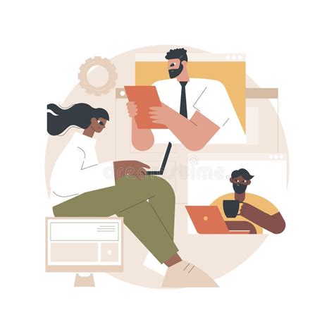 Workflow Abstract Concept Vector Illustration Stock Vector Illustration Of Concept