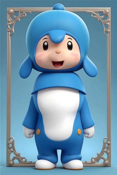 پوکویو در حالت های مختلف طرح کارتونی برای کودکان عکس با کیفیت و وکتور لایه باز پارس استاک شاتر