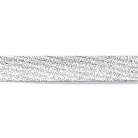 Bias Binding Metallic 20 Mm Metallic Silver For Your Next Project