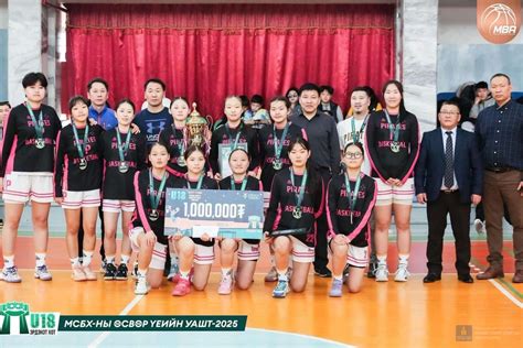 Сагсан бөмбөгийн өсвөр үеийн U18 насны улсын аварга шалгаруулах тэмцээний шилдэг багууд тодорлоо