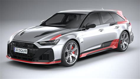 Audi Rs6 Avant Gt 2024 3d Model By Squir