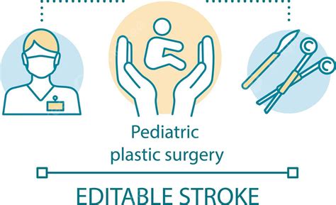 Pediatric Plastic Surgery Icon For Reconstructive And Cosmetic