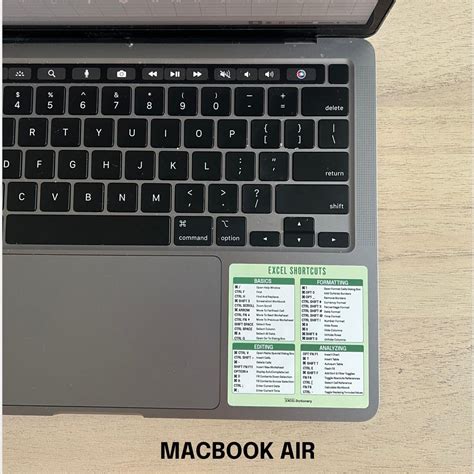 Excel Dictionary 42 Excel Spreadsheets Hotkey Reference Guide For Windows Pc Or Mac Os Laptop