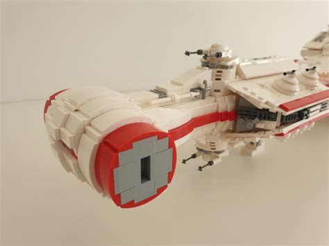 Lego Moc Corellian Corvette Cr90 By Mechael Rebrickable Build With Lego