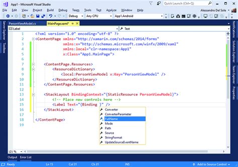 Xamarin 窗体 Xamarin 工作效率和适用于 Visual Studio 2017 的平台改进 Microsoft Learn
