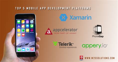 Top 5 Mobile App Development Platforms W2s Solutions