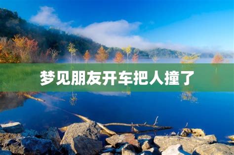 梦见朋友开车把人撞了 命理解梦