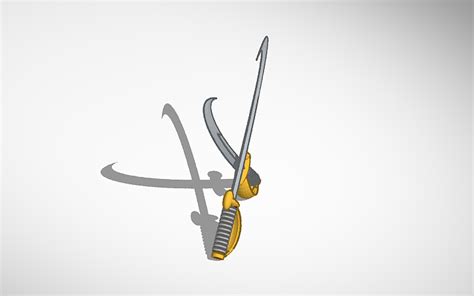 3d Design Renons Dual Swords Tinkercad