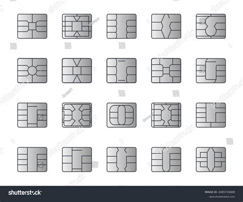 520 Emv Chip Card Stock Vectors And Vector Art Shutterstock