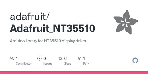 Github Adafruitadafruitnt35510 Arduino Library For Nt35510 Display Driver