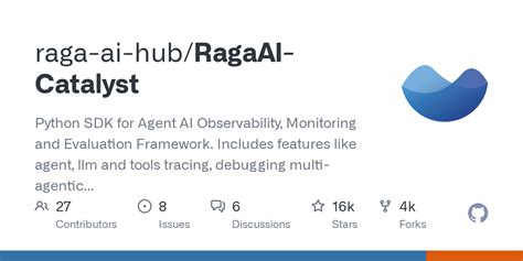 Github Raga Ai Hubragaai Catalyst Python Sdk For Agent Ai