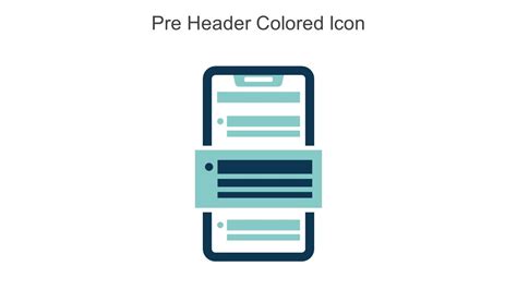 pre header colored icon in powerpoint pptx png and editable eps format