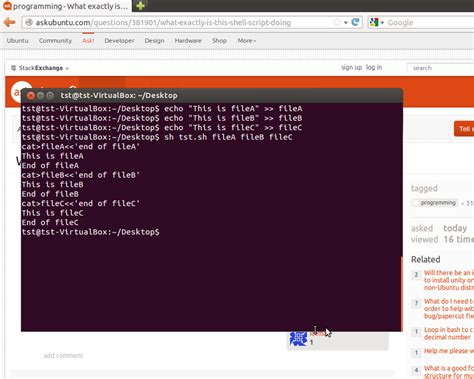 Programming What Exactly Is This Shell Script Doing Ask Ubuntu
