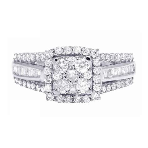 10k White Gold Lab Grown Diamond Ring For Womens At ₹ 53759piece