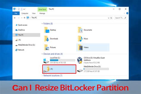 How To Change The Size Of BitLocker Partition In Windows
