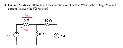 Solved Circuit Analysis Points Consider The Circuit Chegg