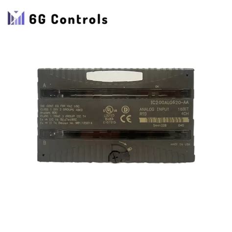 Ge Fanuc Ic200alg620 Analog Input Rtd Module In Stock 6g Controls