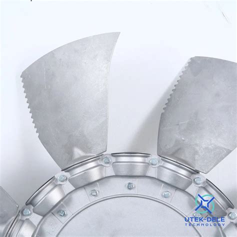 Aluminum Alloy Serrated Low Noise Axial Fan Blade Impeller For