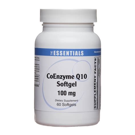 Coenzyme Q 10 Softgel 100 Mg Ask Joe Dimatteo