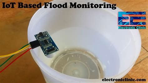 iot based flood monitoring system using ultrasonic sensor and esp8266
