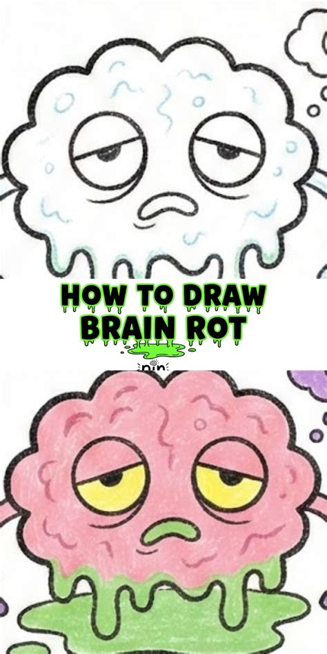 Step By Step Guide To Brain Rot Drawing