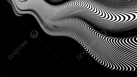 Vector 3d Striped Waves Background Warp Dynamic Distortion Background Image And Wallpaper For