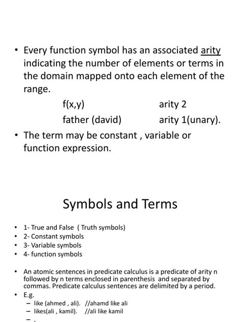Ai Lecture 3 Pdf First Order Logic Interpretation Logic