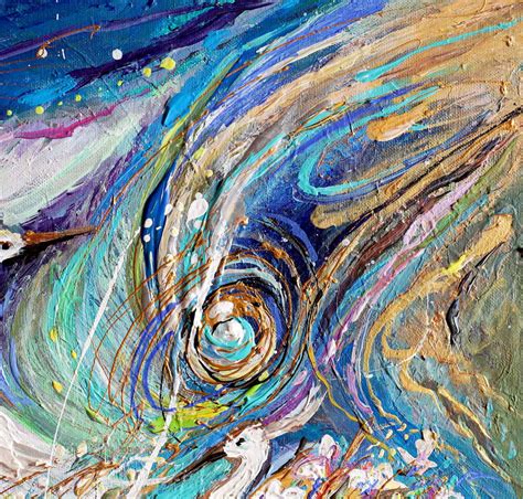 Colorful Original Spiritual Acrylic Painting Best Housewarming T