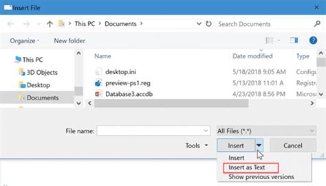 How To Insert A Text Or Html File Into A Message Slipstick Systems