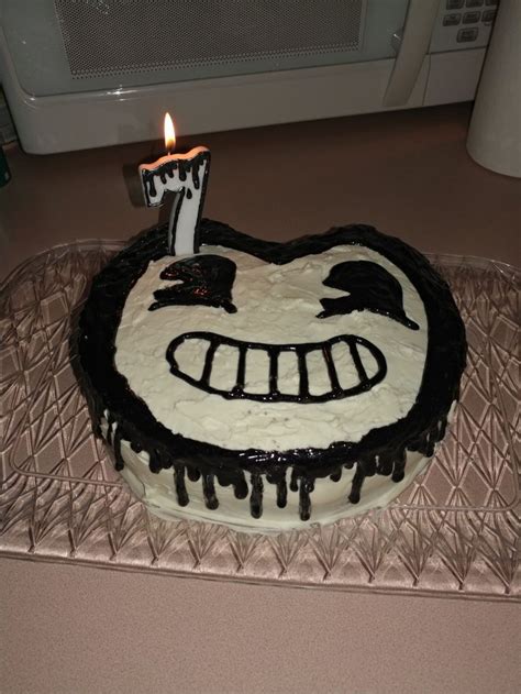 Bendy Cake 9th Birthday Parties Bendy And The Ink Machine 6th