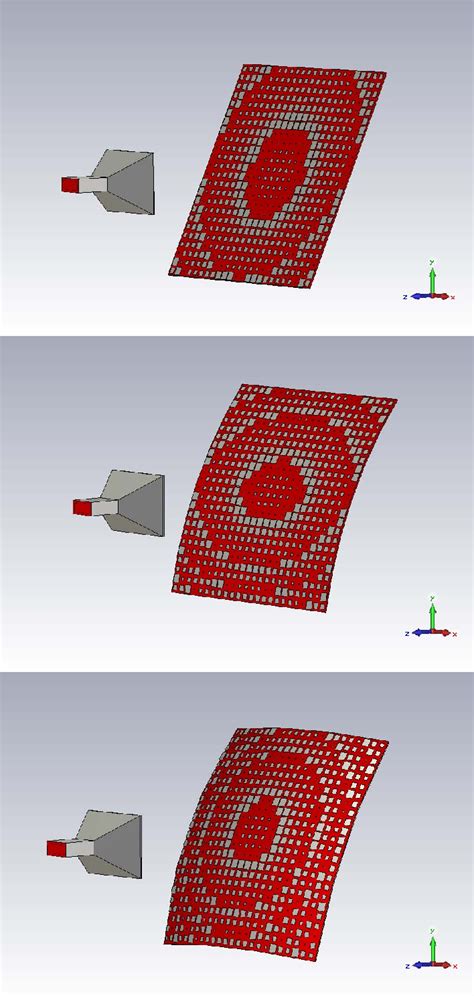 Figure 2 From Design And Analysis Of Reflectarray Antennas Printed On Curved Surfaces Semantic