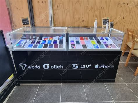 휴대폰 매장 정리 인포 신분증 스케너 전시대 2개 학생서재사무용가구 중고나라