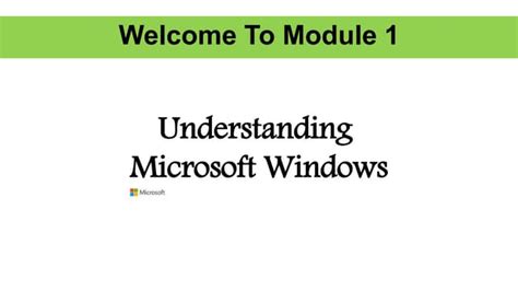 Module 1ppt Operating Systems Computer Software And Applications