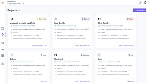 About Launch Contentstack