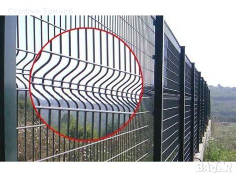 Ограда оградни пана колчета стълбове врати декоративна мрежа в Градински мебели