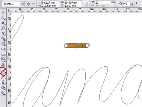 Interactive Blend Tool Coreldraw