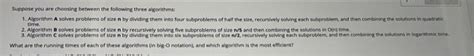 Solved Time Suppose You Are Choosing Between The Following
