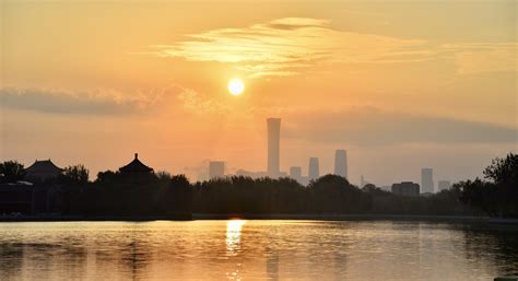 云蒸霞蔚 什刹海日出 中关村在线摄影论坛