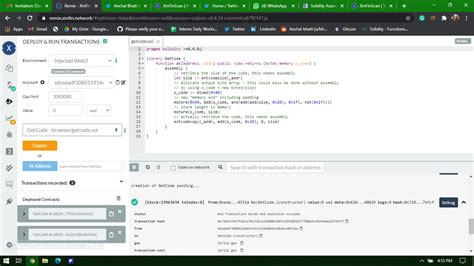 This Library Code To Access The Code Of Another Contract And Load It
