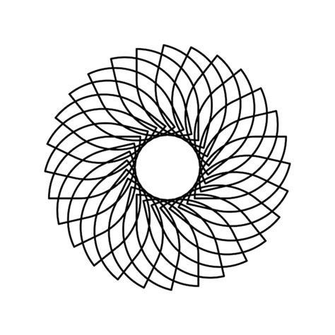 Premium Vector Circular Vector Pattern Design Eps